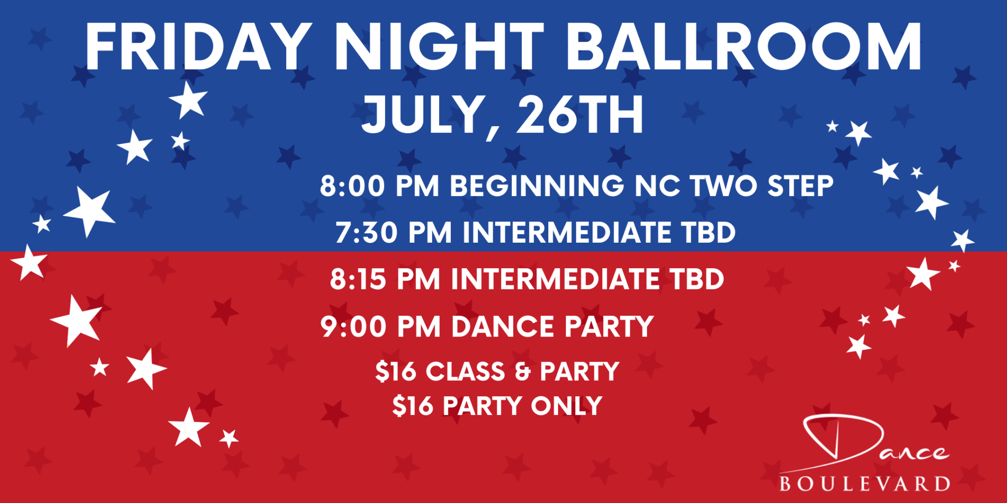 Ballroom Party - Friday Night - Dance Boulevard